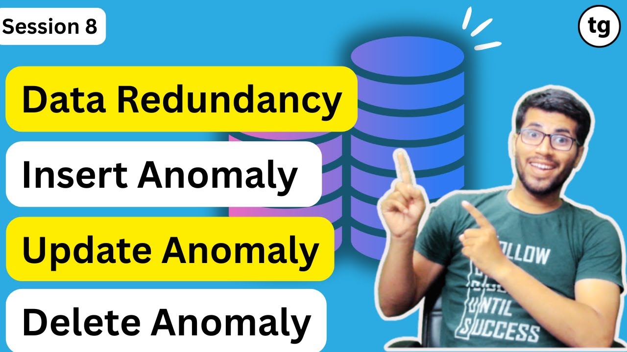 S8 | Data Redundancy & Anomalies in RDBMS | Insert, Update, Delete Anomalies Explained with ...