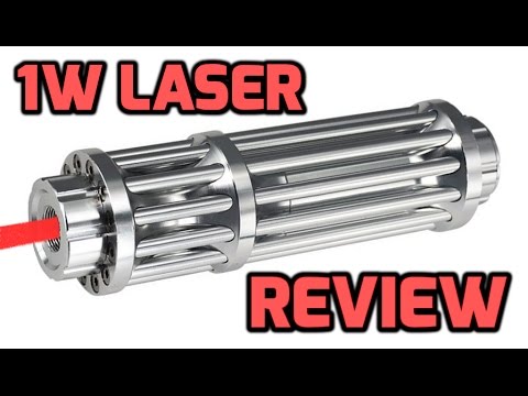 1W 650nm Red Burning Laser Pointer Review - YouTube