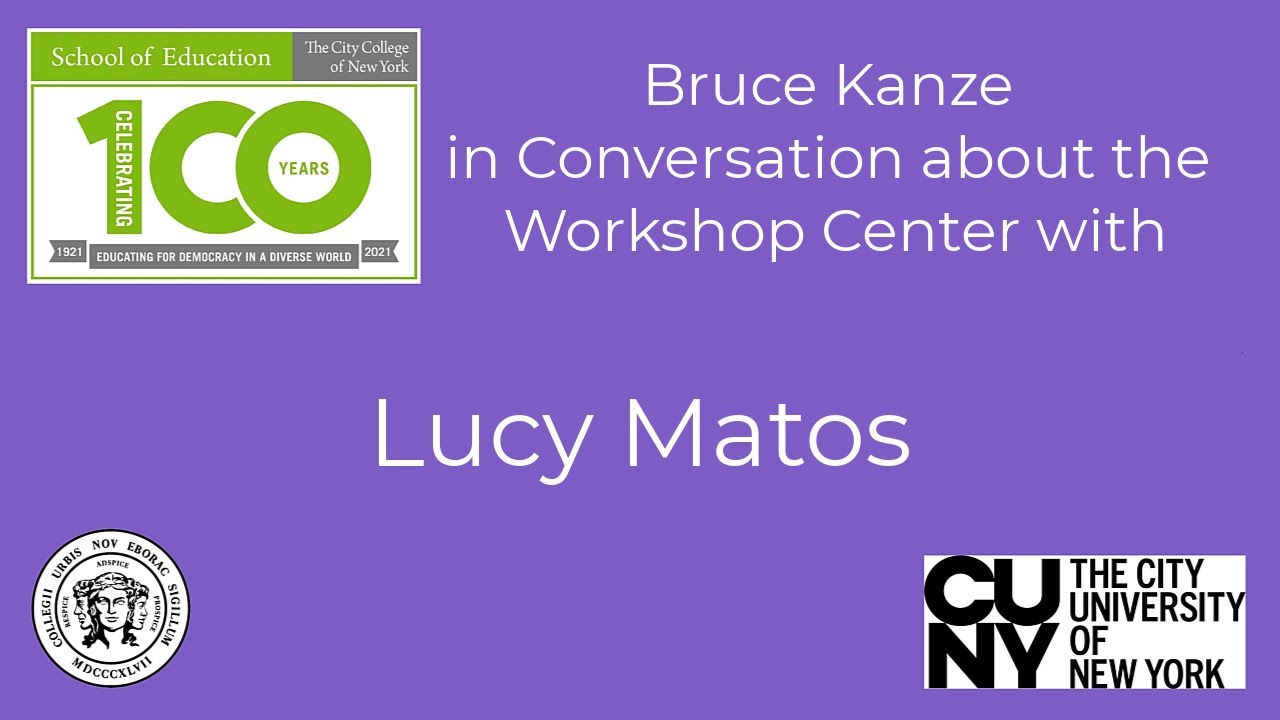 2020-2021 Centennial Series - Workshop Center - Lucy Matos - YouTube