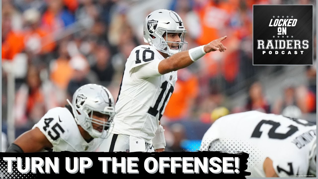 Las Vegas Raiders need a spark to get the offense jump started and produce for 4 quarters - YouTube
