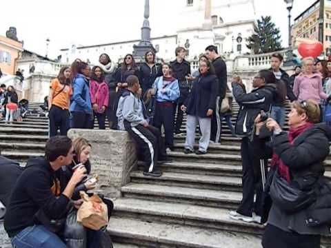 Flash Mob Spanish Steps - Skyline High School 2012 - YouTube