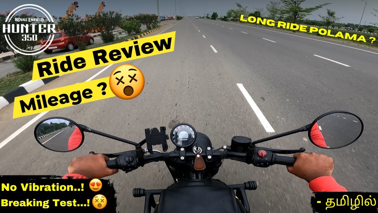 Royal Enfield Hunter 350 Ride Review in Tamil ‍🔥| BS6 2023 Model 🔥| Mileage ? | Bad Captain ...