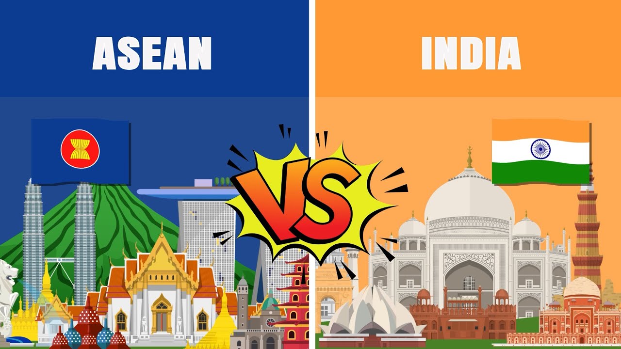 ASEAN vs India - Country Comparison 2022 - YouTube