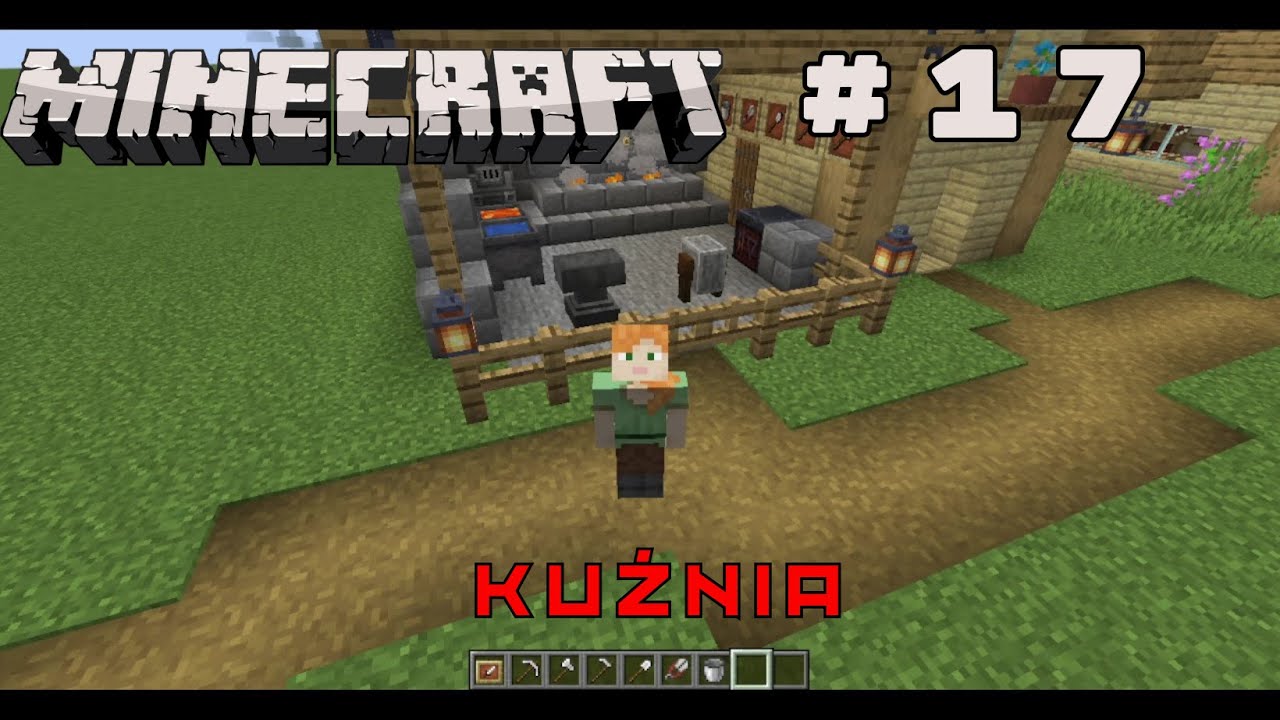 💎 #17 Minecraft PL - Kuźnia i kowal 💎 - gameplay - YouTube