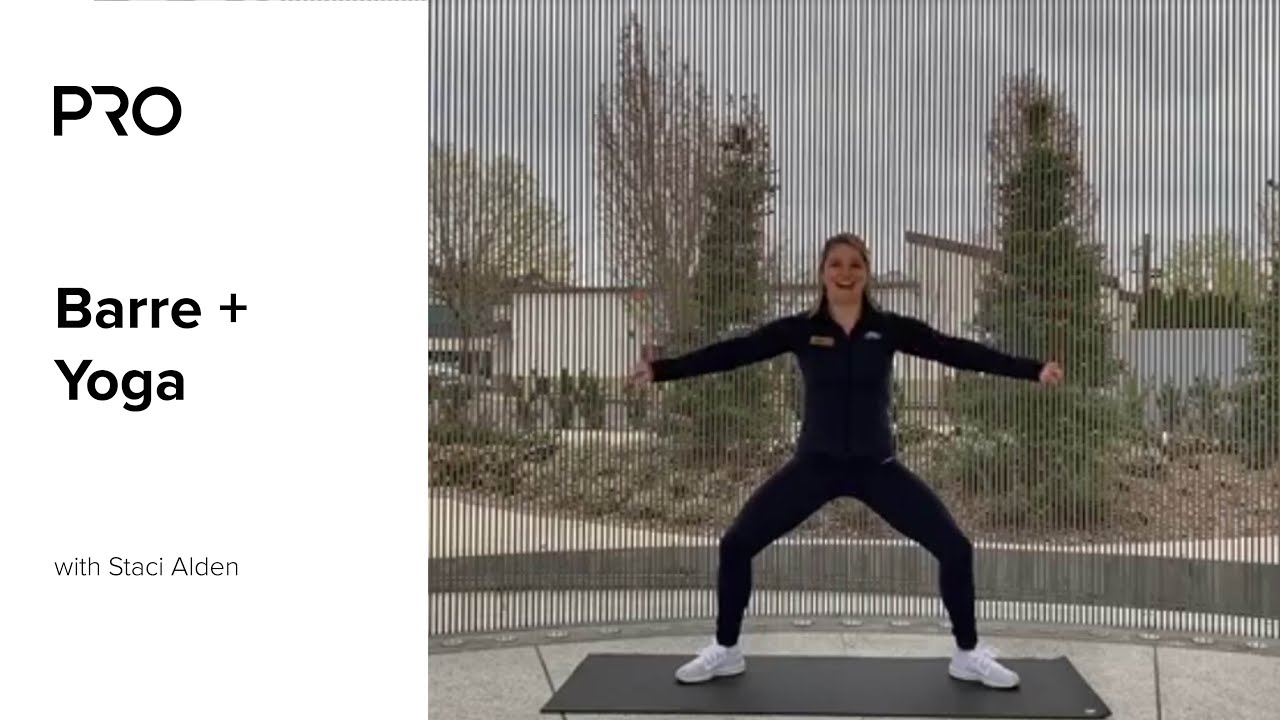 Barre and Yoga with Staci | Facebook Live | PRO Club - YouTube