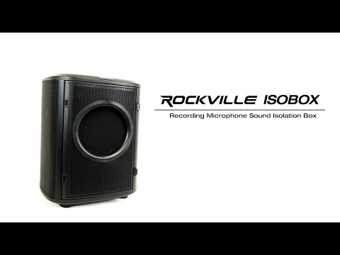 Rockville ISOBOX Recording Microphone Sound Isolation Box | Product ...