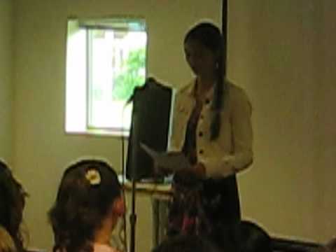 Stoller Middle School Graduation speech Katrina Tabor - YouTube