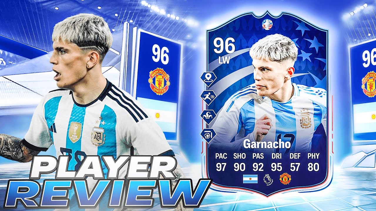 🤯96 COPA AMERICA MAKE YOUR MARK ALEJANDRO GARNACHO SBC PLAYER REVIEW ...