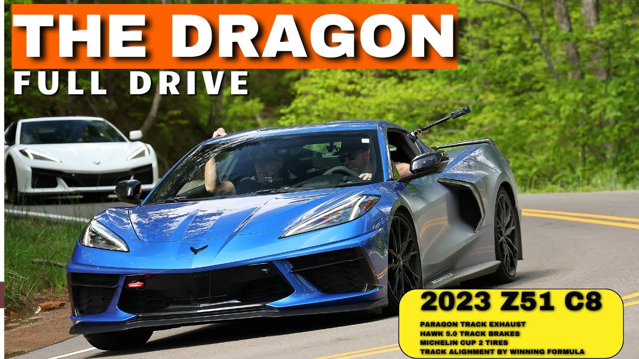 US129 Full Drive in a Z51 C8 Corvette - YouTube