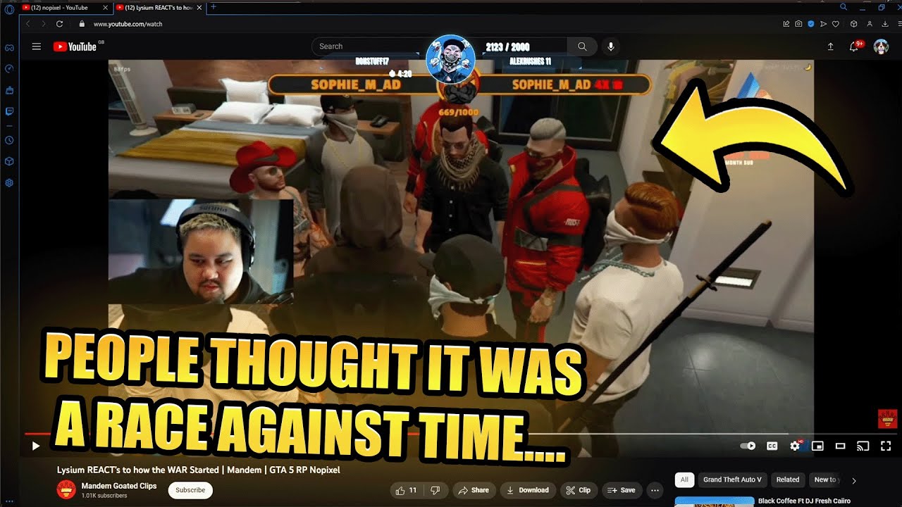 Swizz's Take on How the WAR Started!! | NoPixel RP | GTA | CG - YouTube