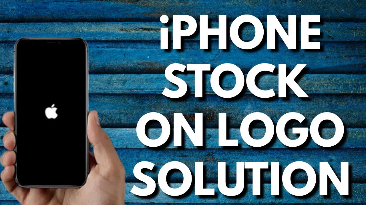 How to fix any iPhone stuck on apple logo - YouTube