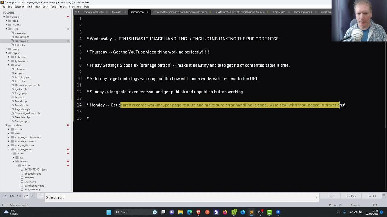 Living Coding Ahoy! Finishing The Image Uploader - YouTube