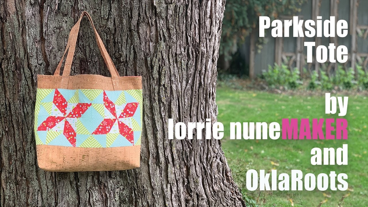Parkside Tote - A quilted tote bag collaboration with Lorrie NuneMAKER ...
