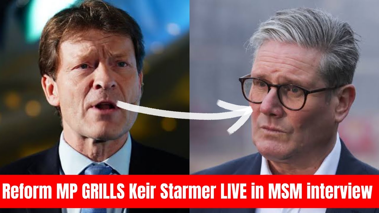 Reform MP RICHAD TICE ruthlessly GRILLS MSM reporter on LIVE TV. - YouTube