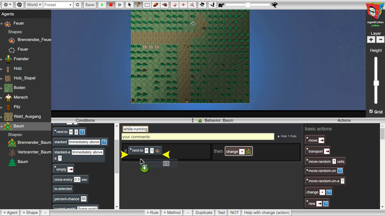 Forest Simulation - Programmiere den Waldbrand - YouTube