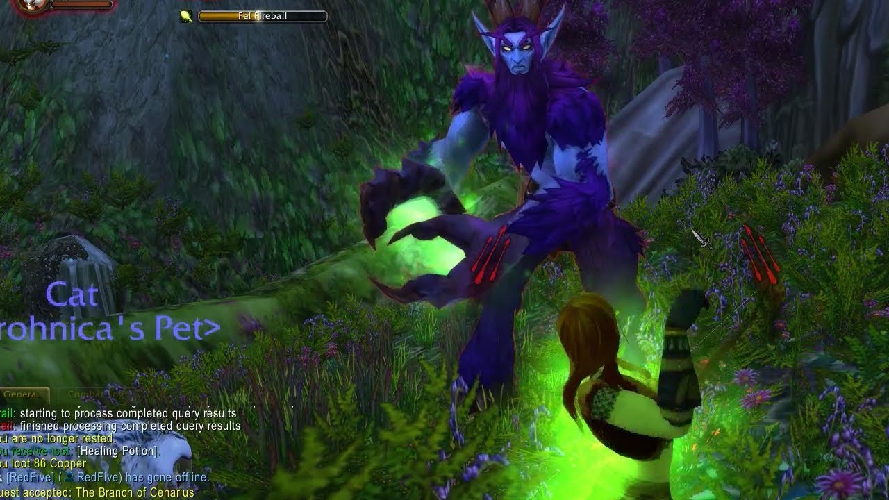 World Of Warcraft Quest Info: The Branch of Cenarius - YouTube