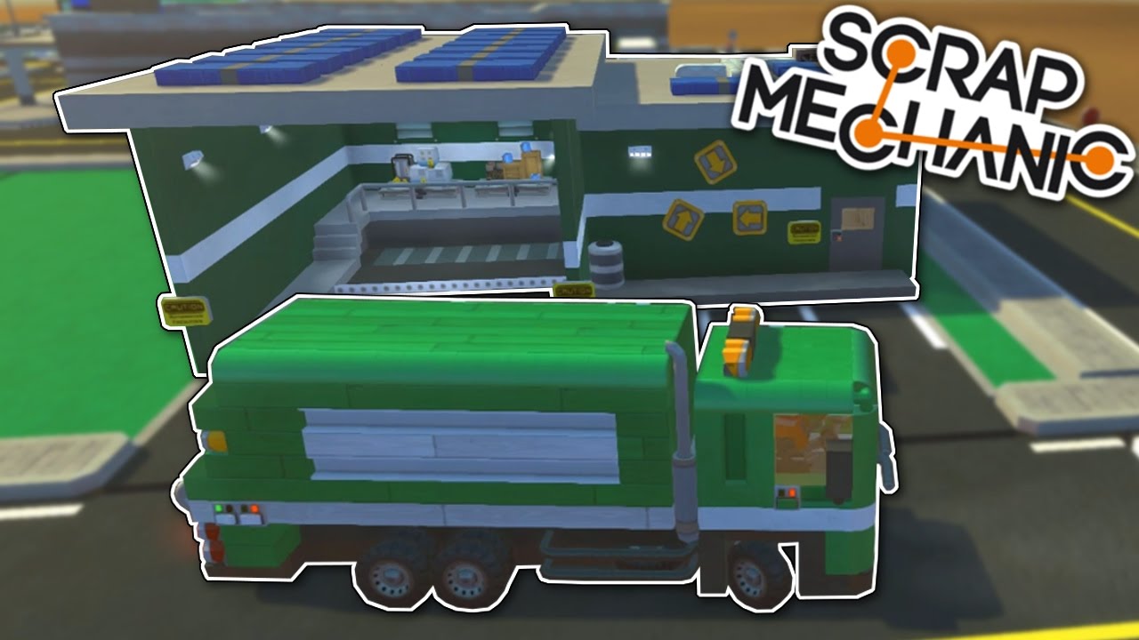 Recycling Center & City Park! - Mini City 2.0 [Ep.9] - Scrap Mechanic ...