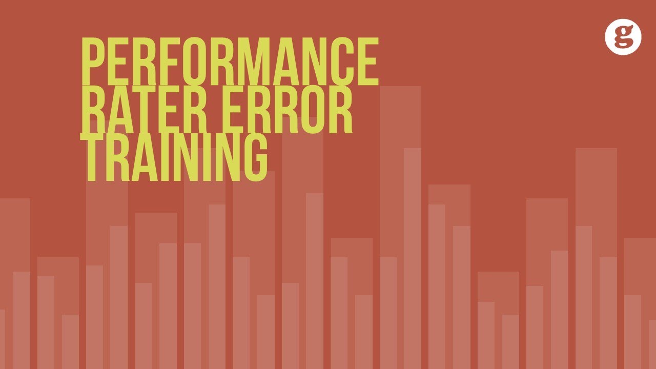 Performance Rater Error Training - YouTube