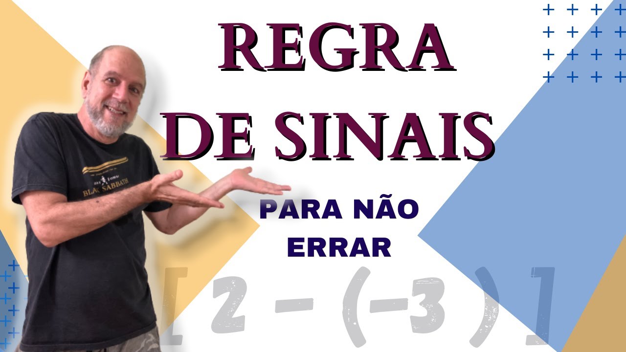 Regra de Sinais ( Jogo dos Sinais) com parênteses, colchetes e chaves ...