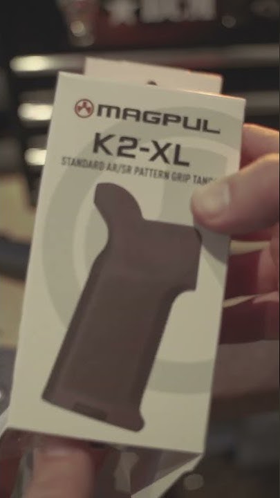 Installing the Magpul K2 XL grip - YouTube