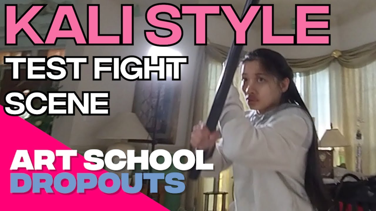 Kali Style Fight Scene Practice - Stick vs Sai (NO CAMERAMAN!) - YouTube