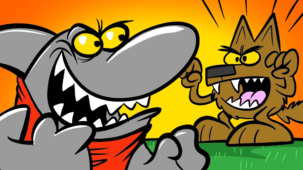 Shark vs Wolf - YouTube