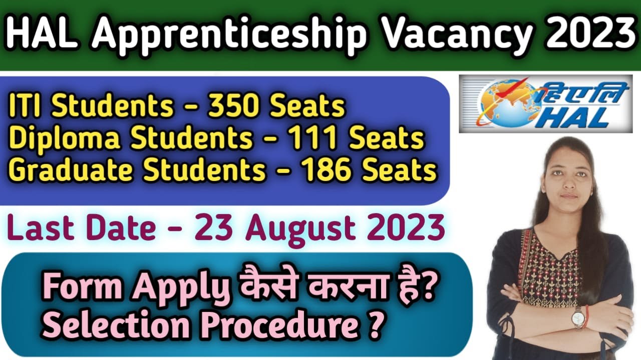 HAL Apprenticeship Vacancy 2023 | Eligibility - ITI/Diploma/Graduation ...