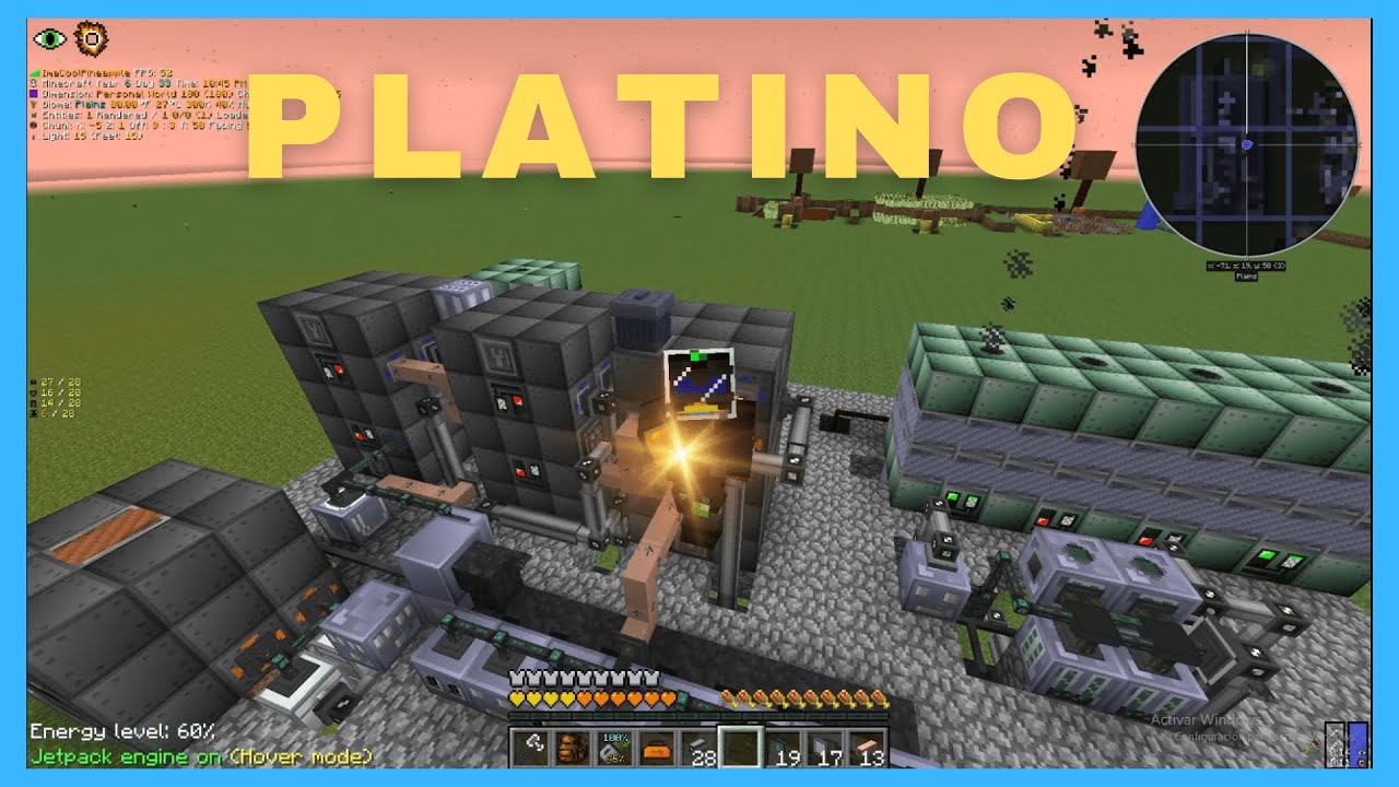 intentamos linea de platino en gregtech new horizons - YouTube