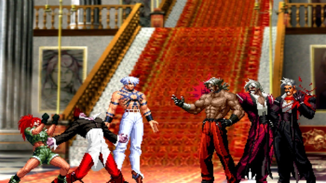Orochi, Orochi iori & Orochi Leona VS. Omega Rugal, God Rugal & Dark ...