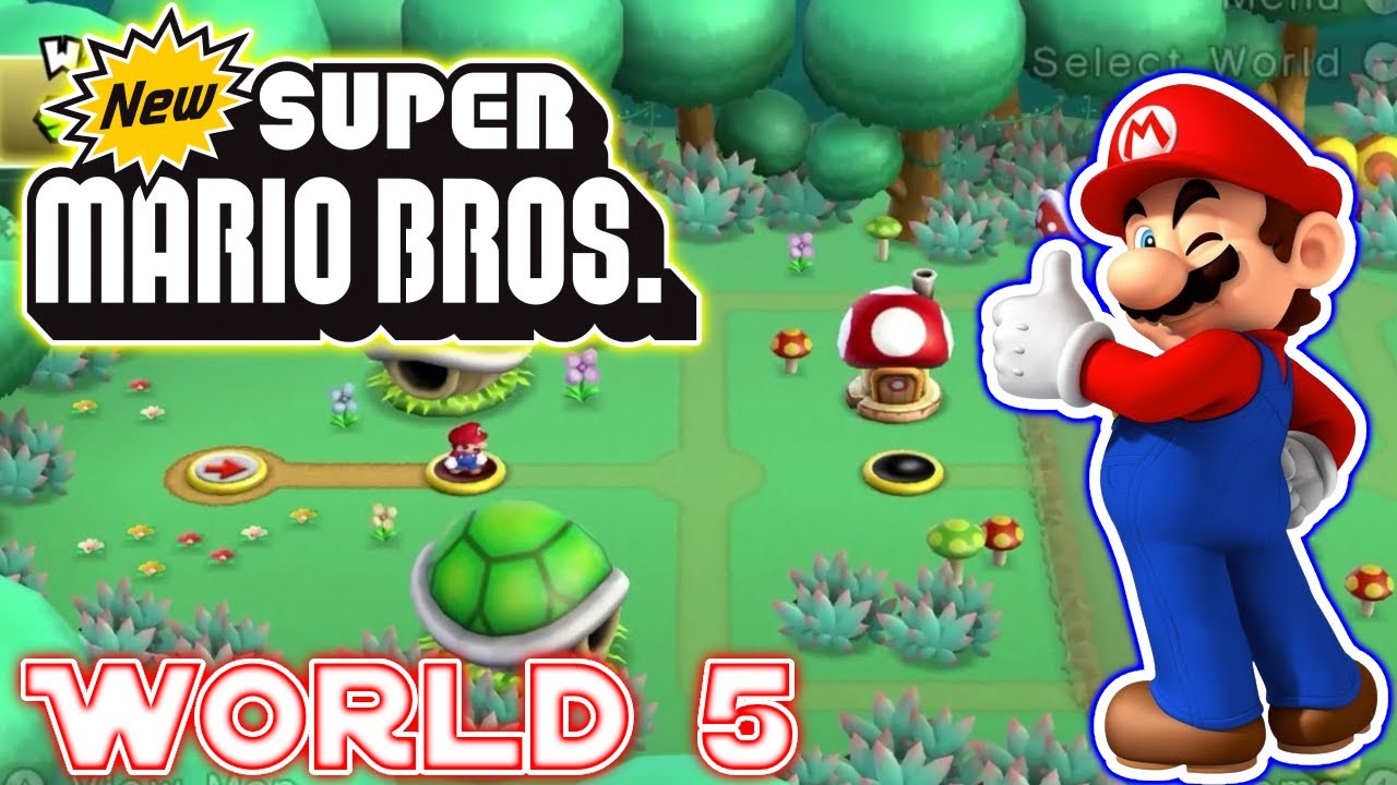 New Super Mario Bros Wii | Part 5 | World 5 - YouTube