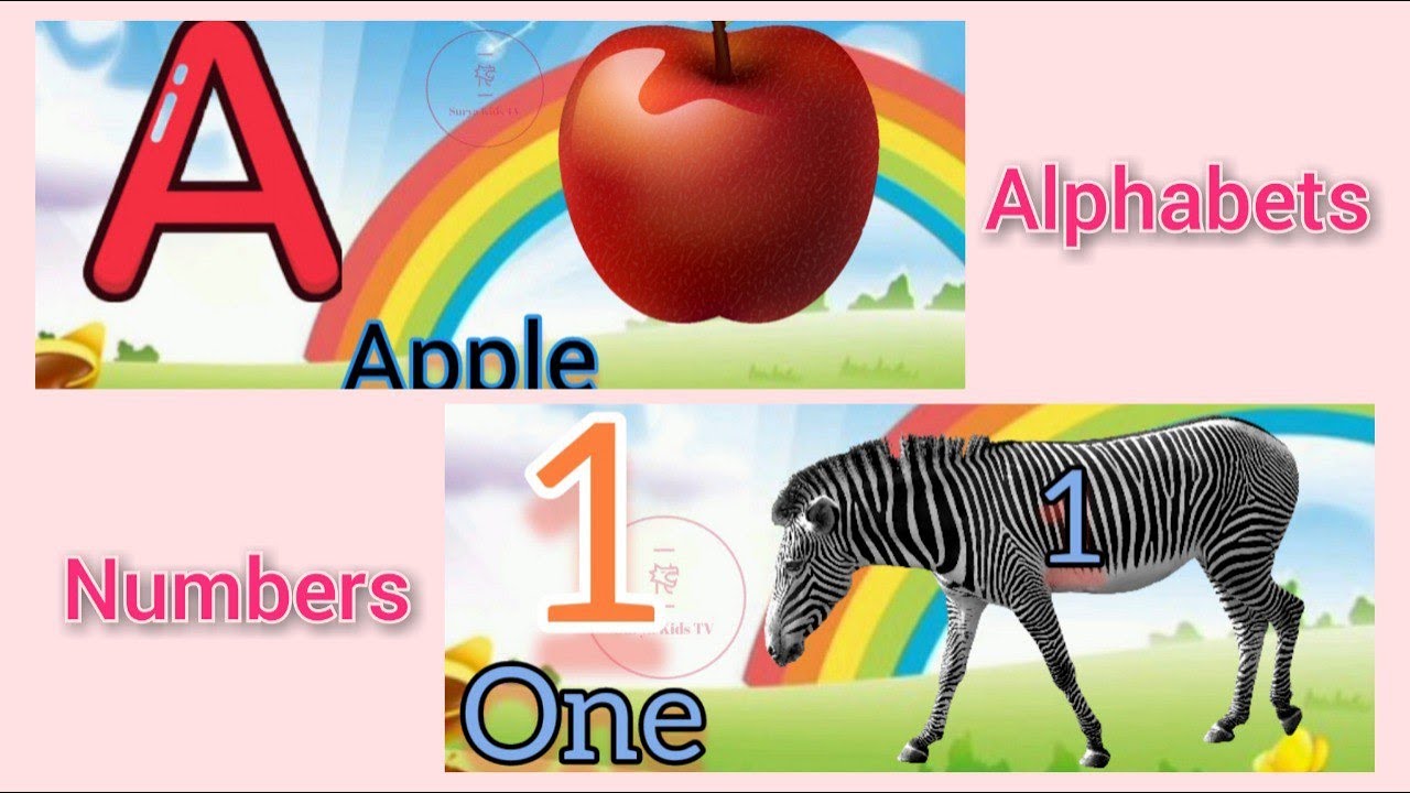 ABC Song | ABC and 123 Compilation | Learning Numbers and Alphabet for ...