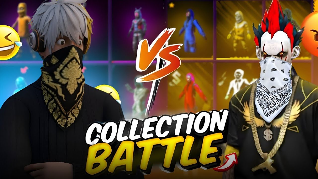 Garena free fire collection versus ROYAL 🆚 MAFIA - YouTube