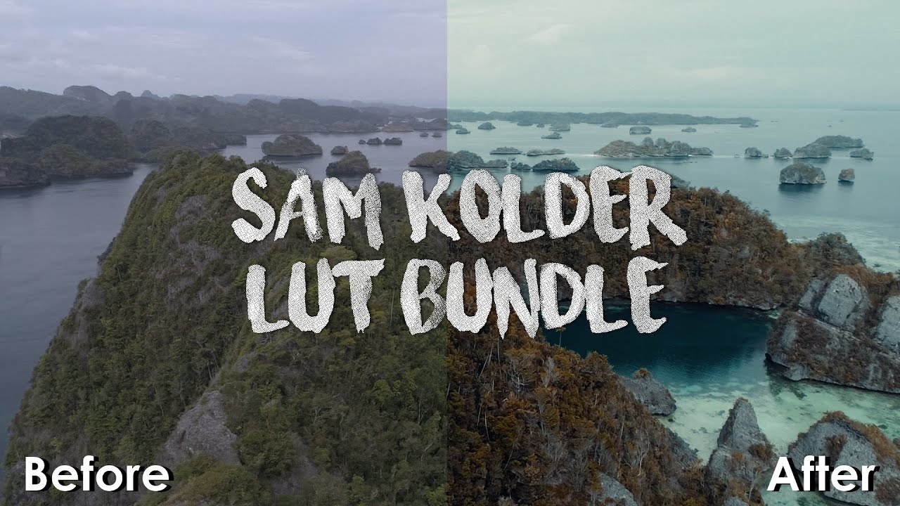 BIGGEST LUT BUNDLE - SAM KOLDER LUT TEST - YouTube