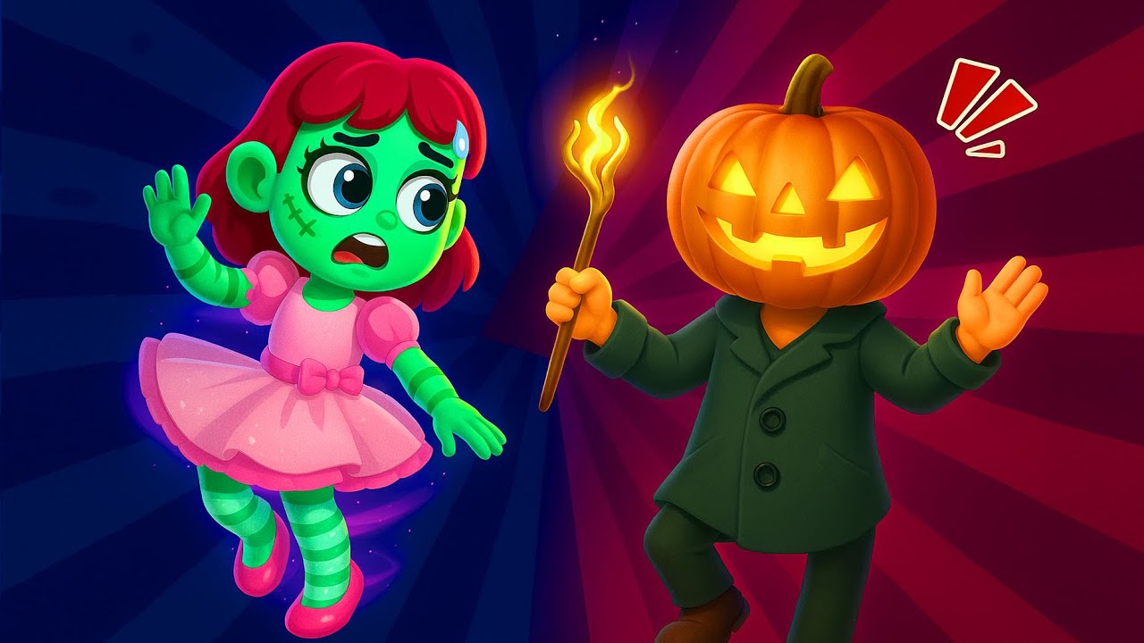 Pumpkin Maestro Dance | Stranger Danger Song + Zombie Family | Comy ...