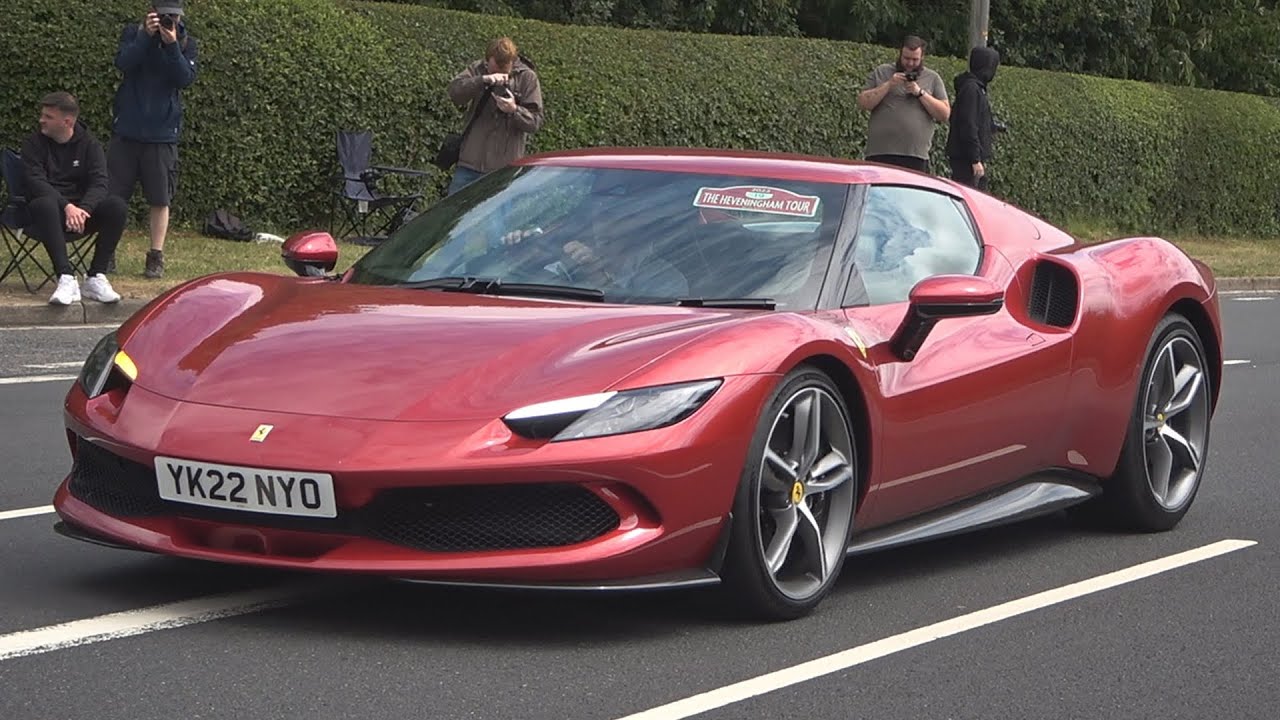 Ferrari 296 GTB Hybrid V6 Engine Sound! - YouTube