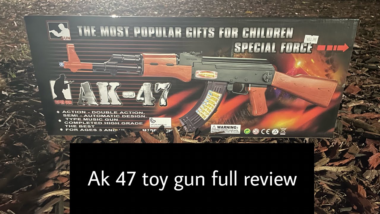 AK47 toy gun full review. - YouTube