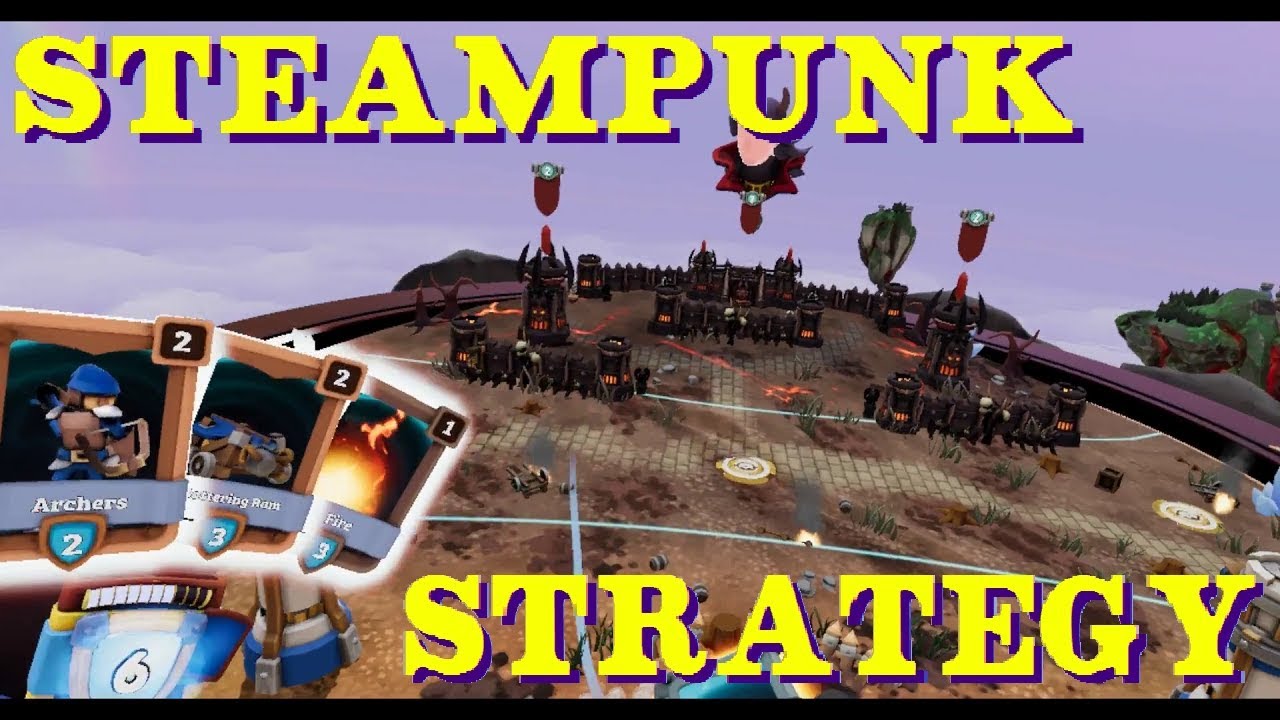 Skyworld [Ep.1] - Steampunk RTS/CCG Hybrid in the Clouds! (VR gameplay ...