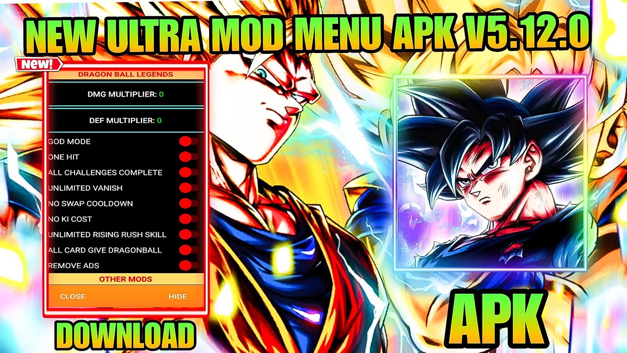 NEW! Dragon Ball Legends Ultra Mod Menu V5.12.0 | 10 + Features ...