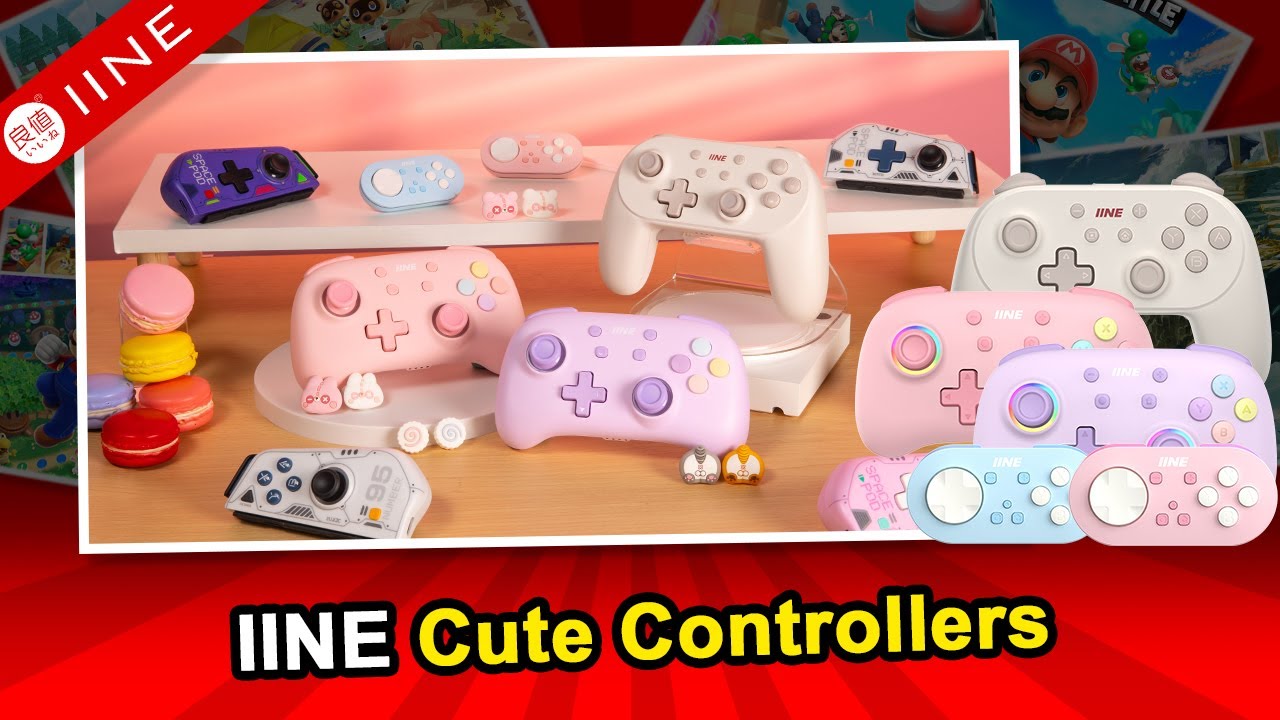 IINE Cute Controllers, which one is your favorite? 🥰 - YouTube