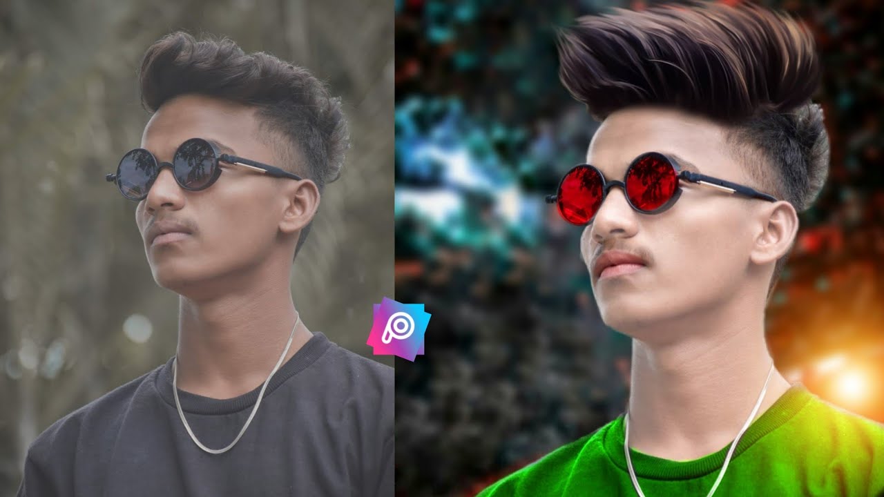 PicsArt New Hair Style Editing || PicsArt Hair + White Face Photo ...