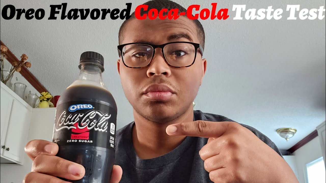 Oreo Flavored Coca-Cola Taste Test - YouTube
