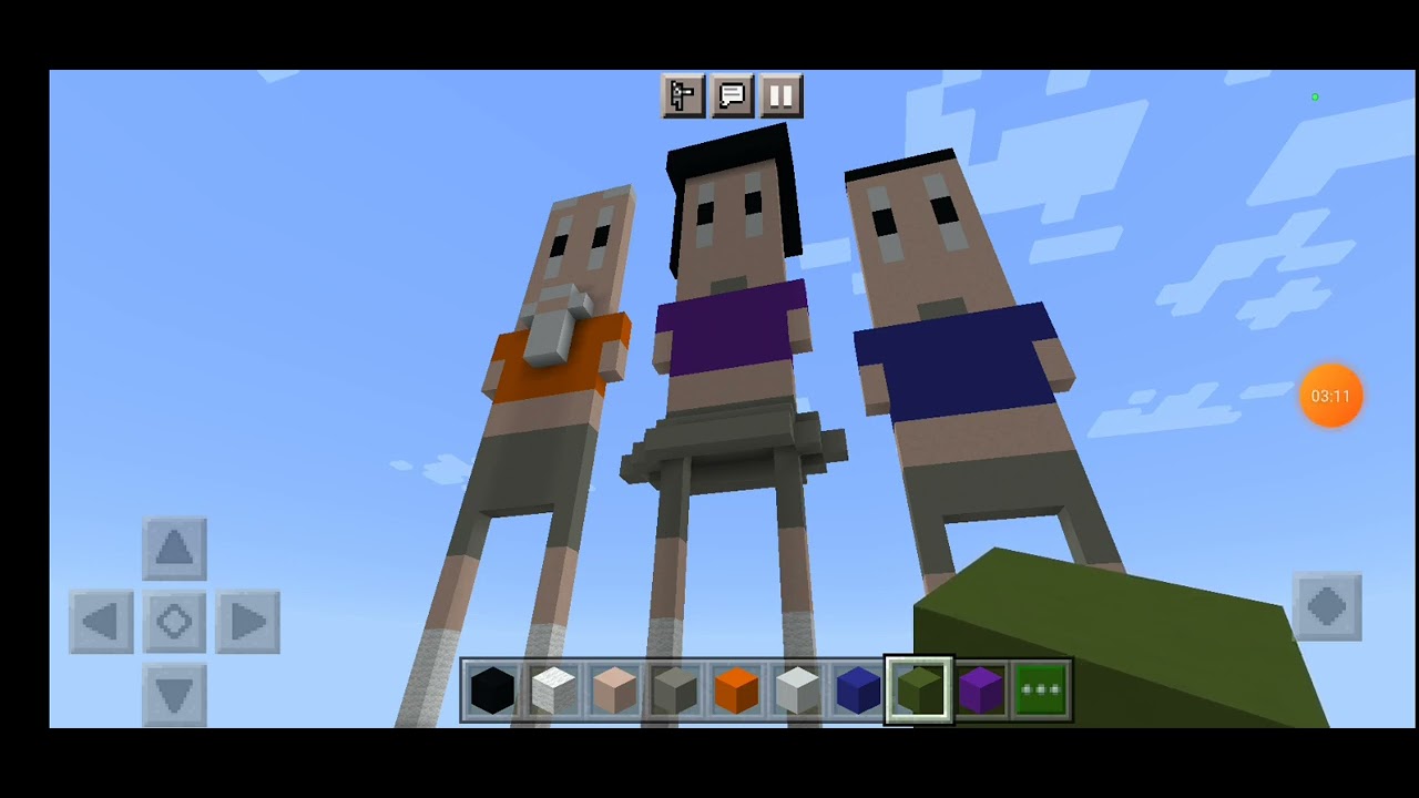 Building my family in minecraft (Father's day special) - YouTube