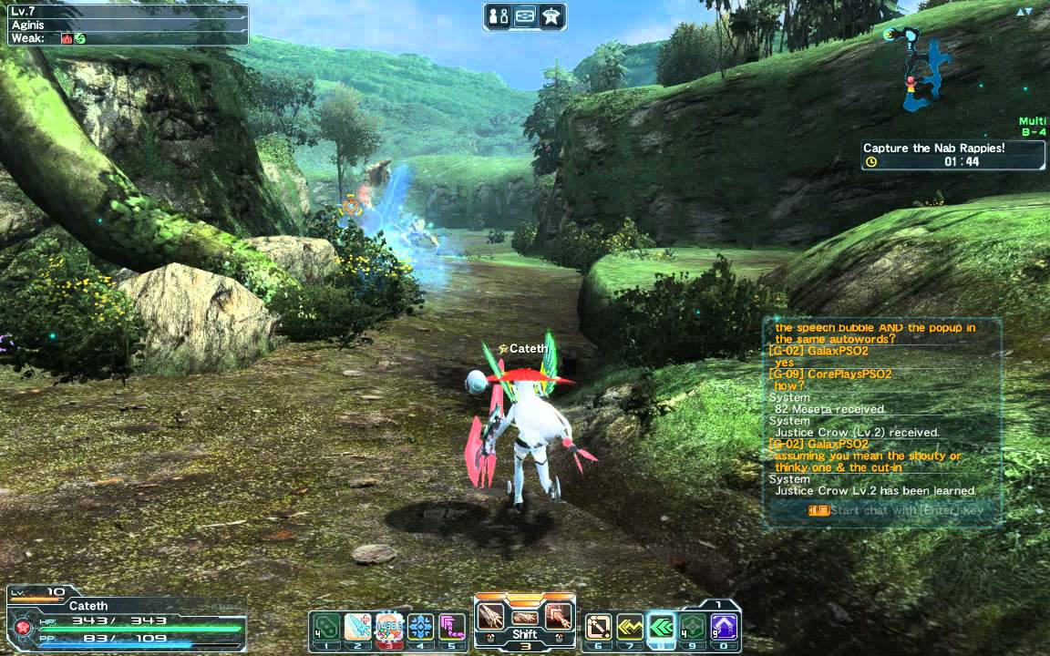 PSO2 Justice Crow- Dual Blades - YouTube