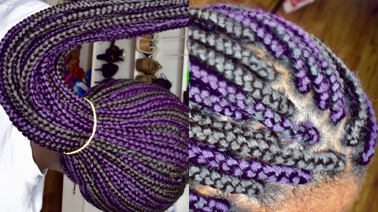 Box Braids on a Short Natural Hair| Marian Kaine - YouTube