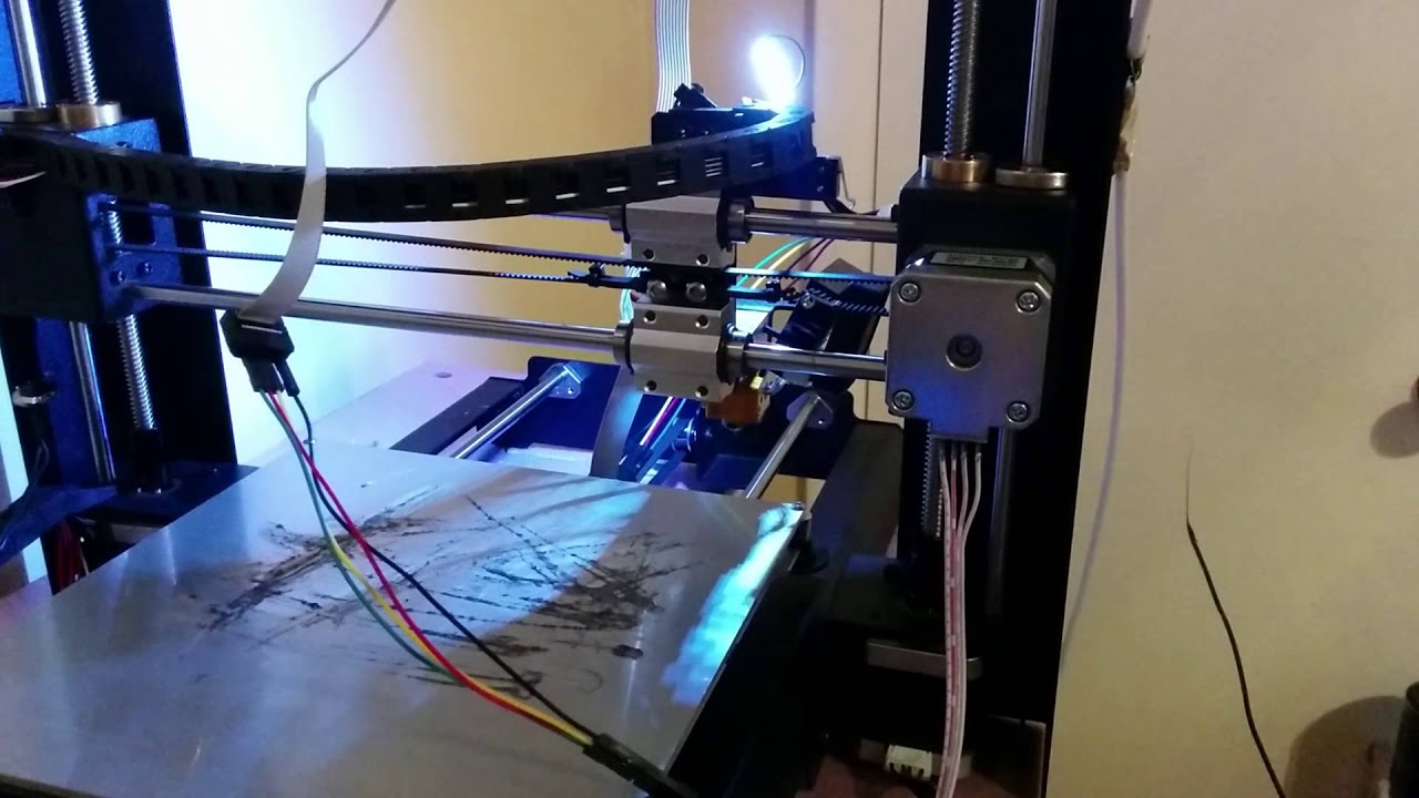 Monoprice Maker Select Extruder debugging 2 - YouTube
