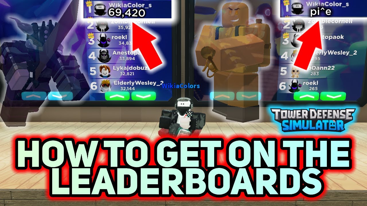How to get #1 on the Leaderboard - Tower Defense Simulator - YouTube