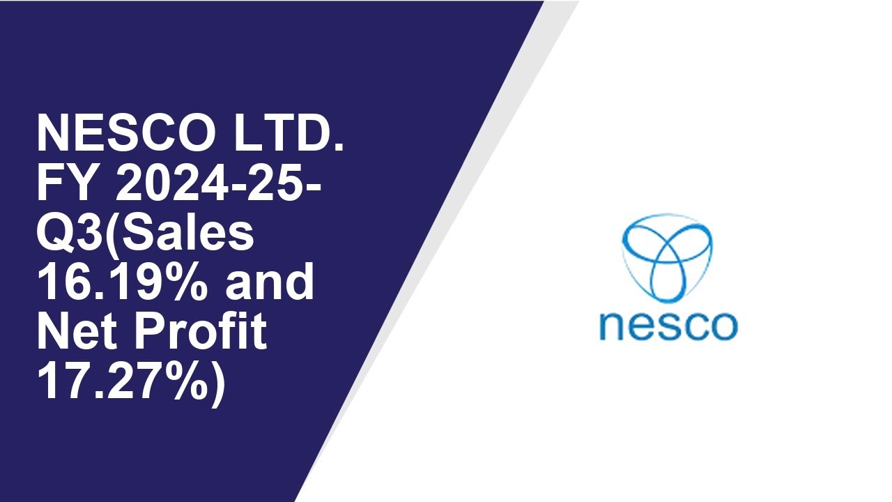 NESCO LTD. Standalone Quarterly Result | Q3 Result 2024-25 | NESCO LTD ...