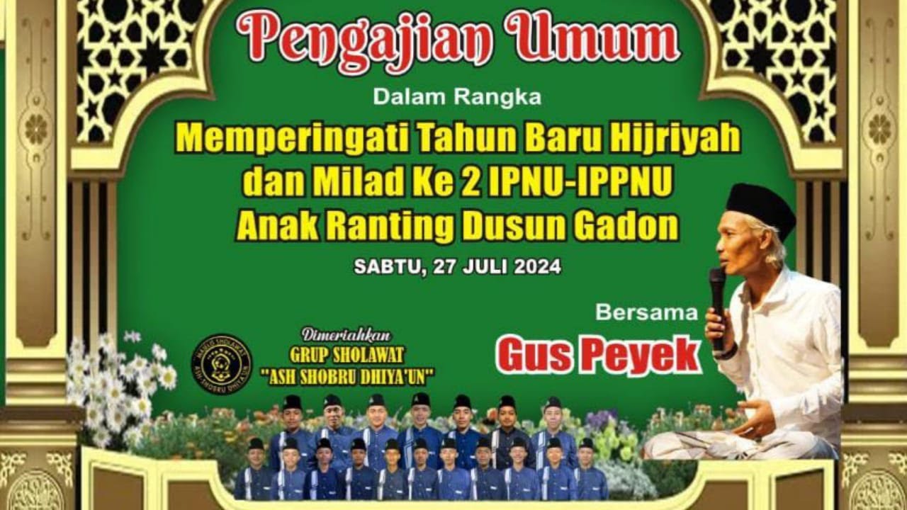 🔴(LIVE) PENGAJIAN UMUM | GUS PEYEK | PERINGATAN TAHUN BARU HIJRIAH ...