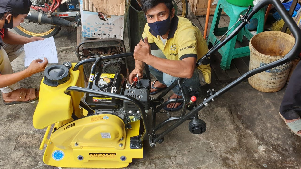 ALAT PLATE COMPACTOR STAMPER KODOK Firman FPC 80 EC - Review ...