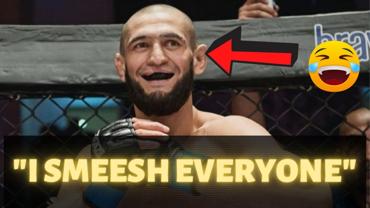 Khamzat Chimaev Funniest Moments + Interviews - "I Smeesh Everyone ...